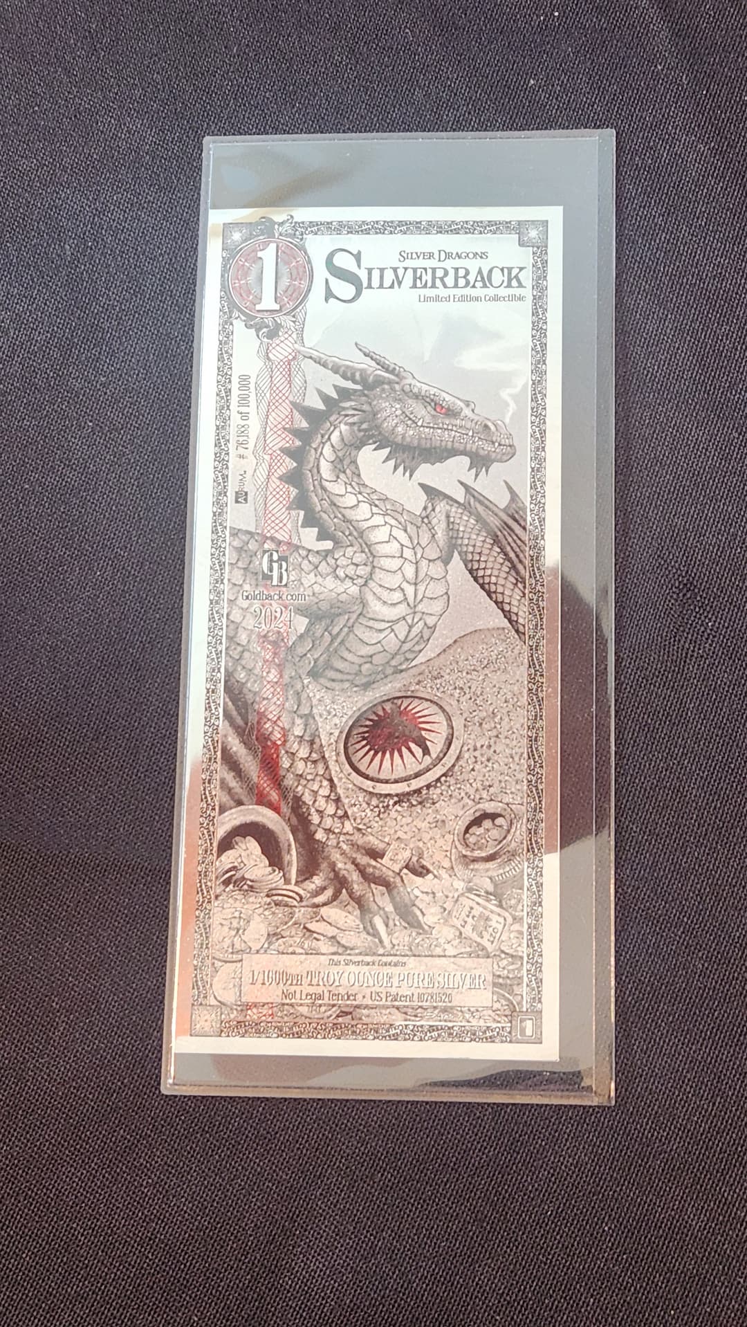 Silverback Dragon Note - NEW LIMITED EDITION - Only 100k Made - Serial ...