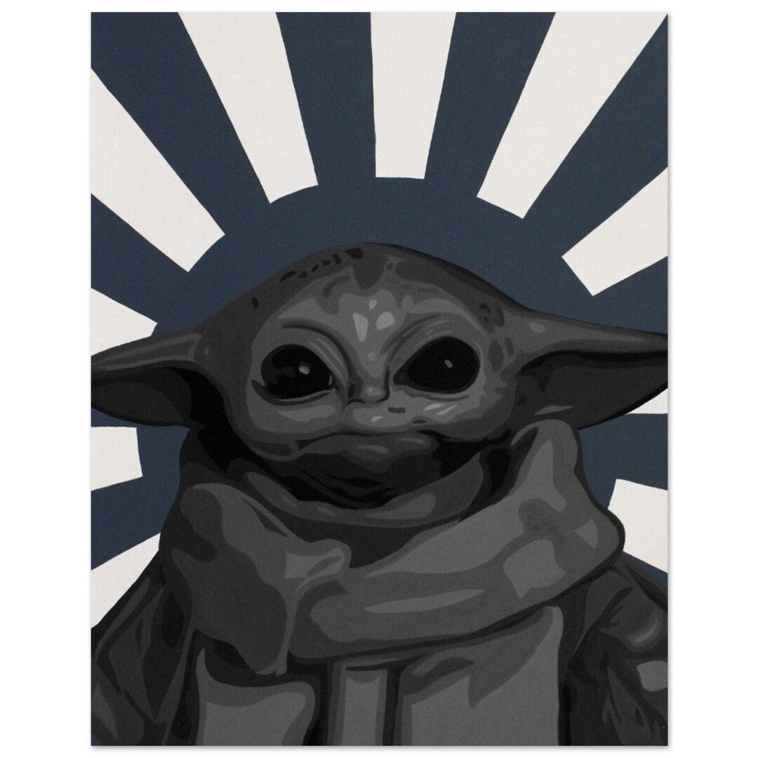 Icons of Star Wars Grogu Print - Etsy