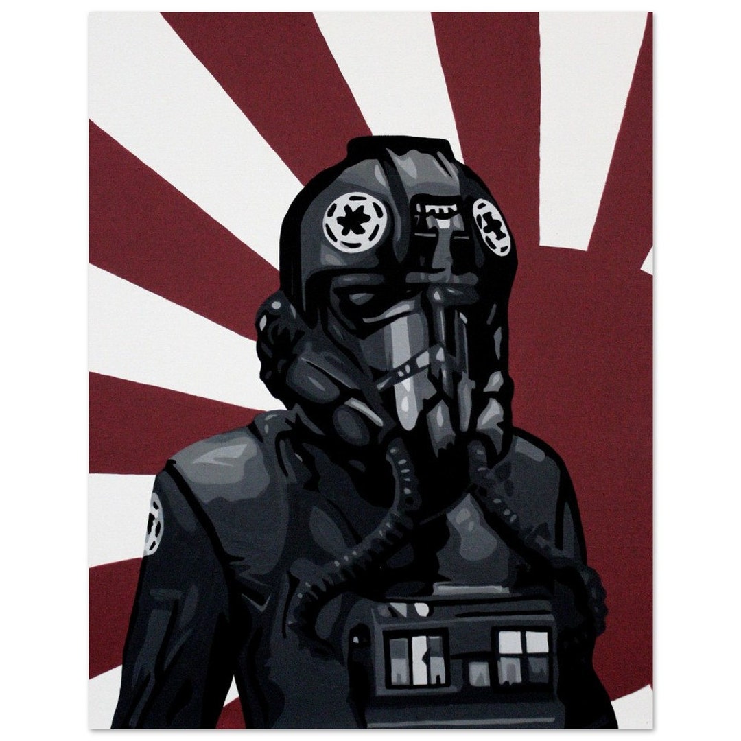 Icons of Star Wars - Tie Fighter Pilot Print - Etsy