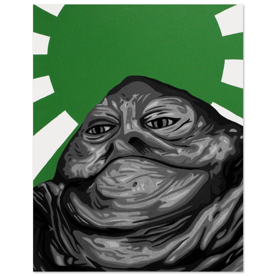 Icons of Star Wars Jabba the Hutt Print - Etsy Canada