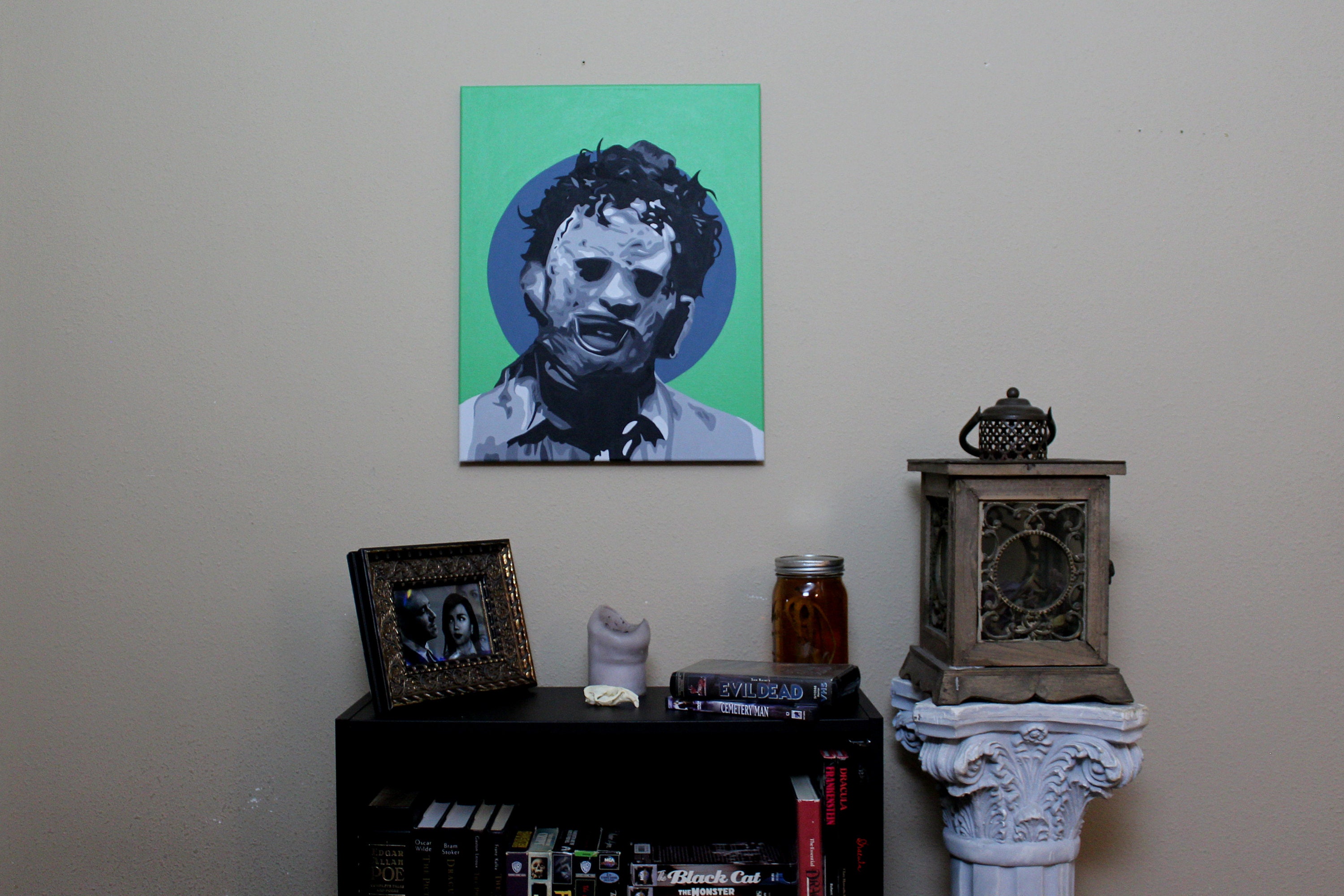Leatherface (texas Chainsaw Massacre) - Original Acrylic Paint and Ink ...