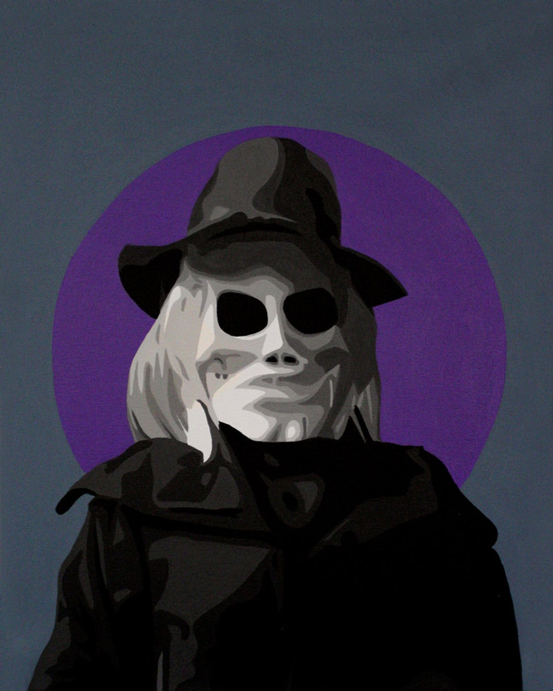 Blade (puppet Master) - Original Acrylic Paint and Ink on Canvas - Etsy