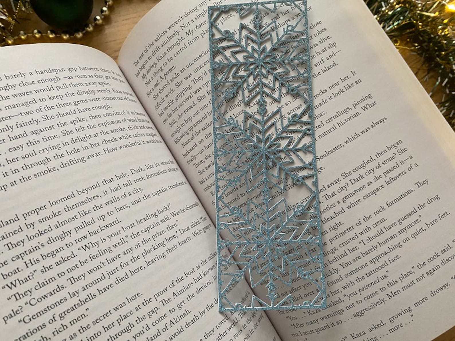 Snowflake Bookmark Winter Bookmark Die Cut Bookmark Ice - Etsy