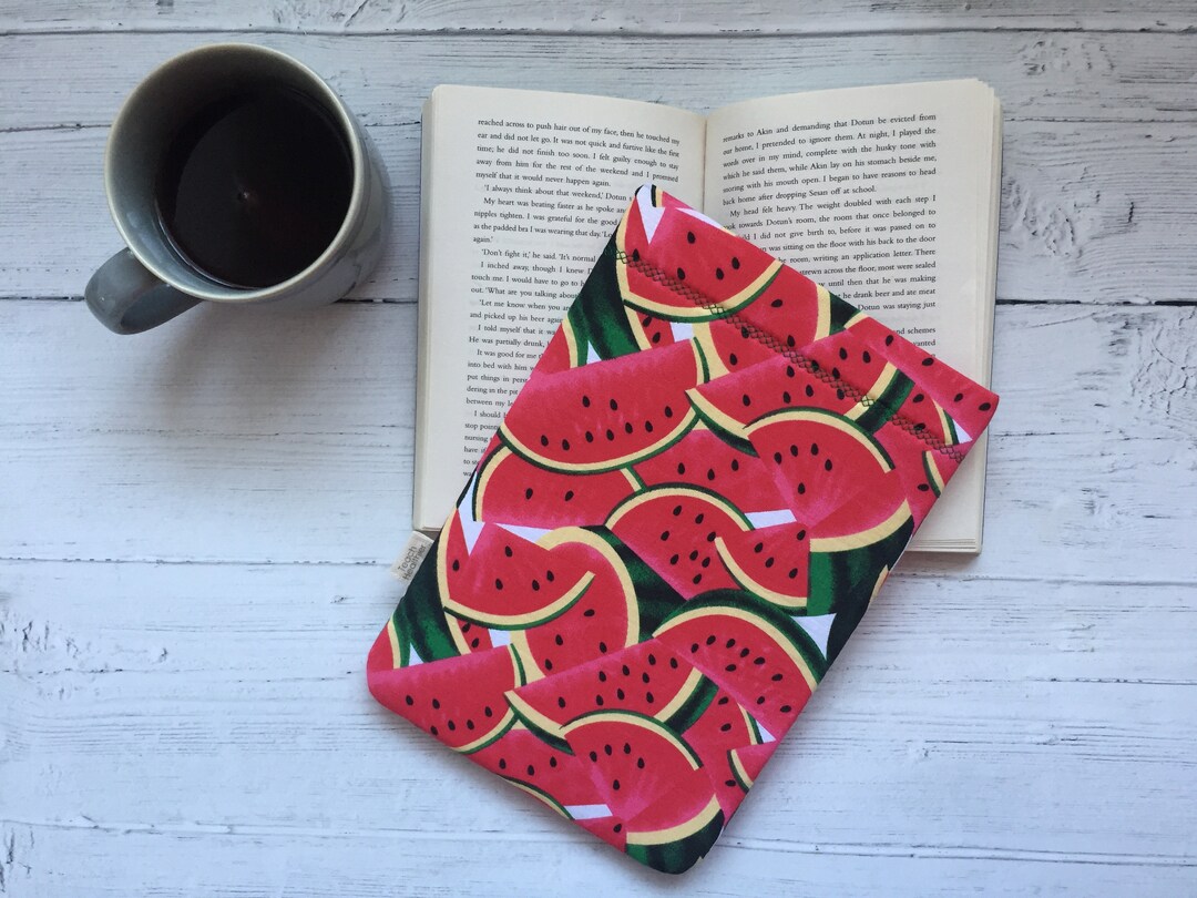 Watermelon Book Sleeve Fruit Book Sleeve Food Book Sleeve - Etsy