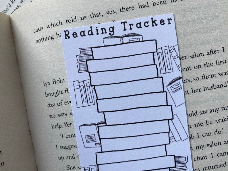 Bookmark, Reading Tracker, Book Tracker, Reading Tracker Bookmark, Book ...