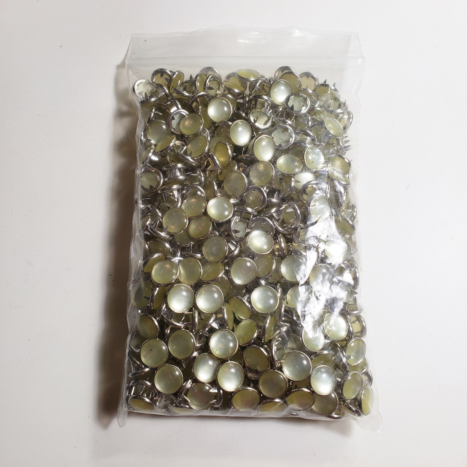 Pastel Yellow Pearl Snap Heads in Size 16, 5 Prong, Quantity 500. - Etsy