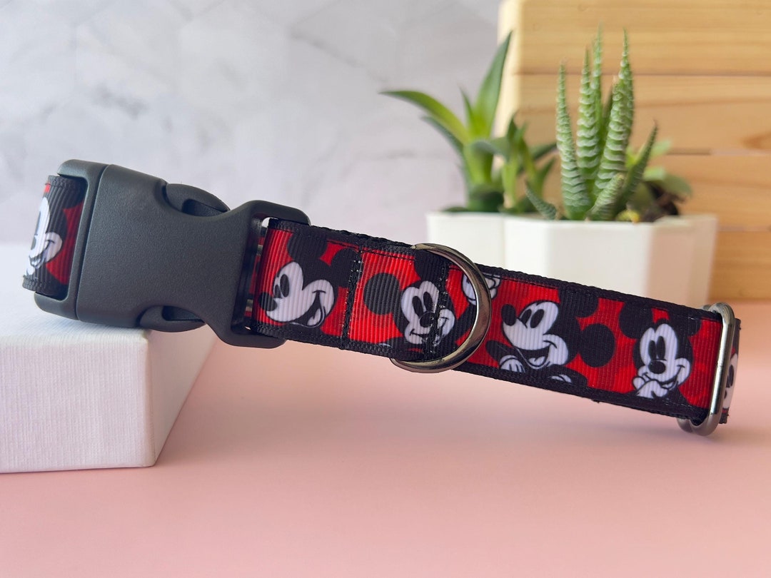 Mickey Mouse Dog Collar, Disney Dog Collar, Disney Trip Dog Collar ...