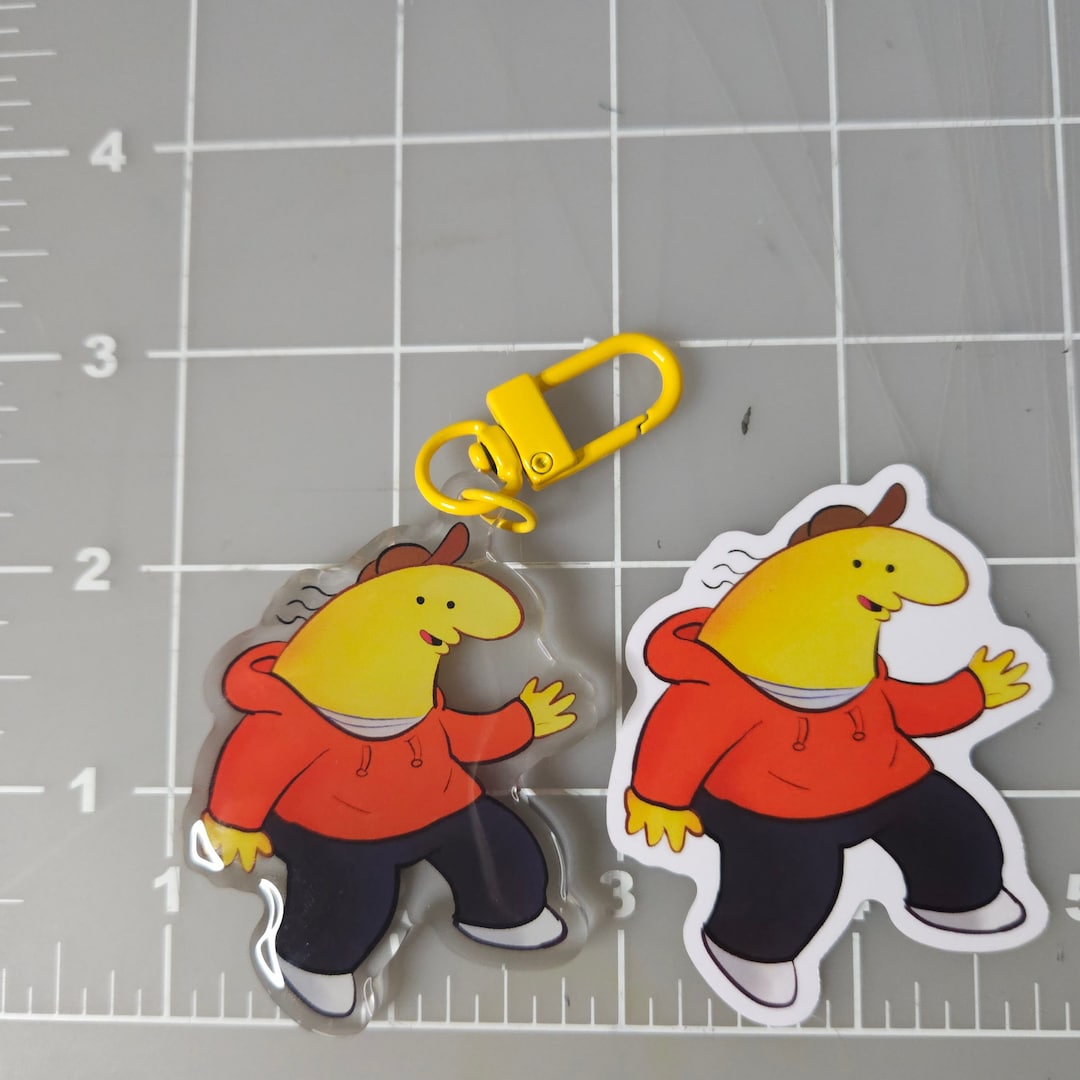 Charlie Acrylic Charm 2.5" and Sticker 2.5" - Etsy