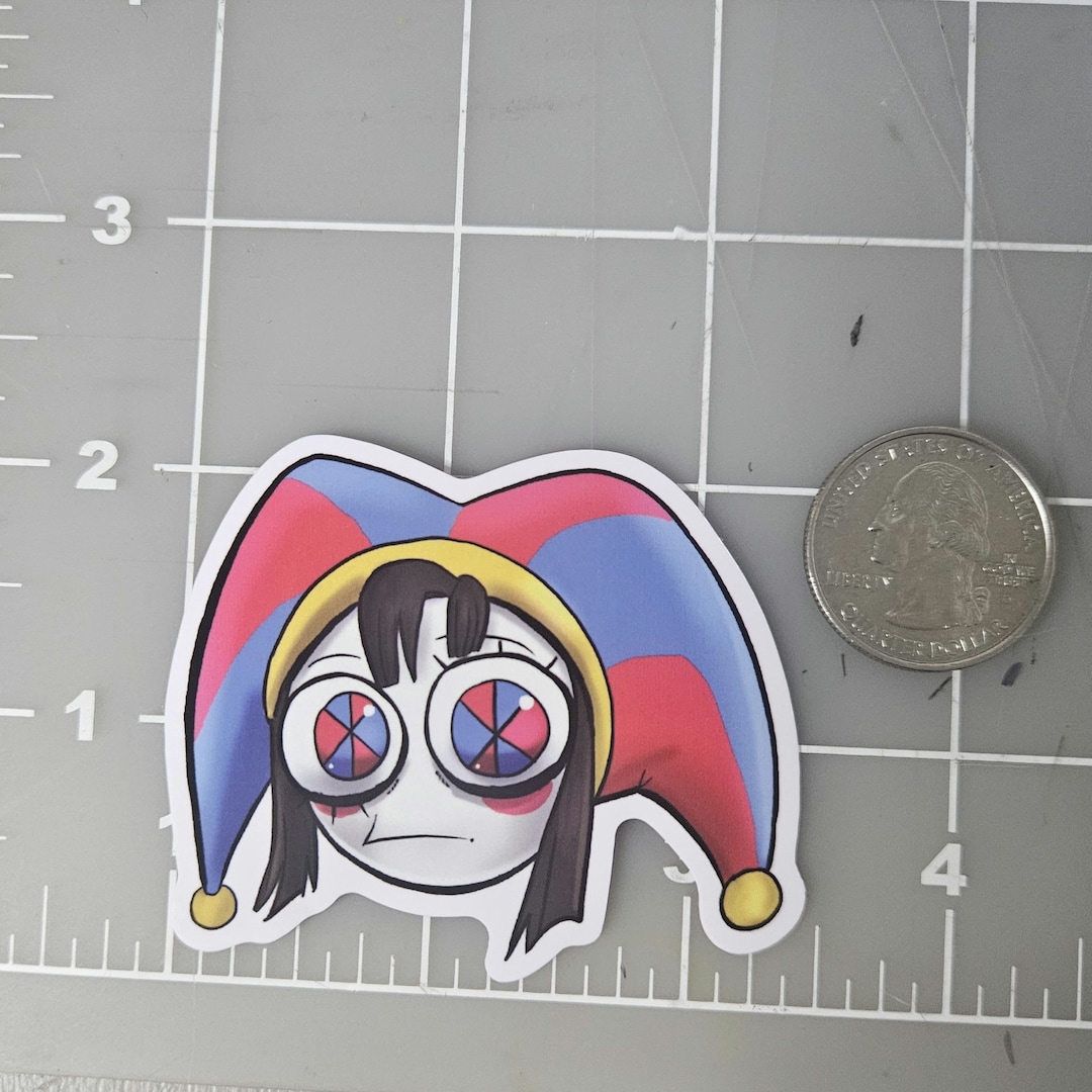 TADC Inspired Pomni Sticker 2.5" - Etsy