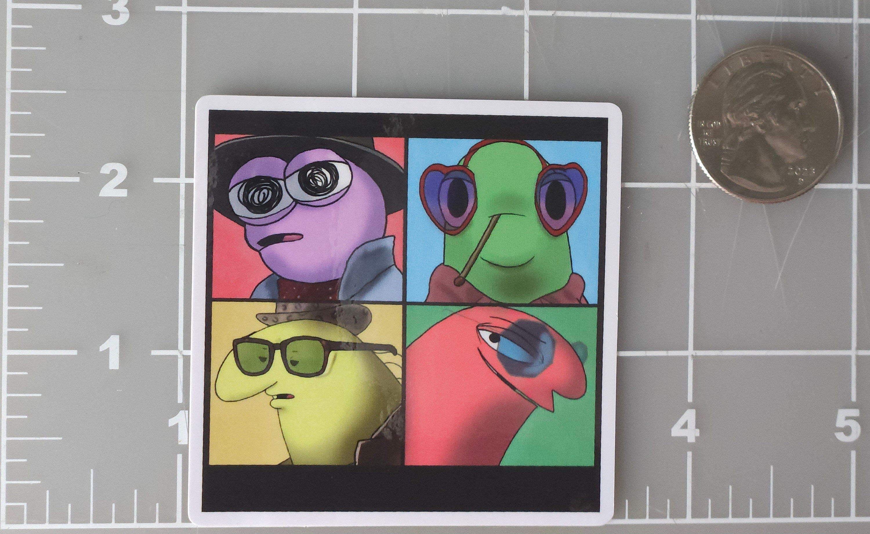 Smiling Friends Silly Critters Stickers 2.5 - Etsy