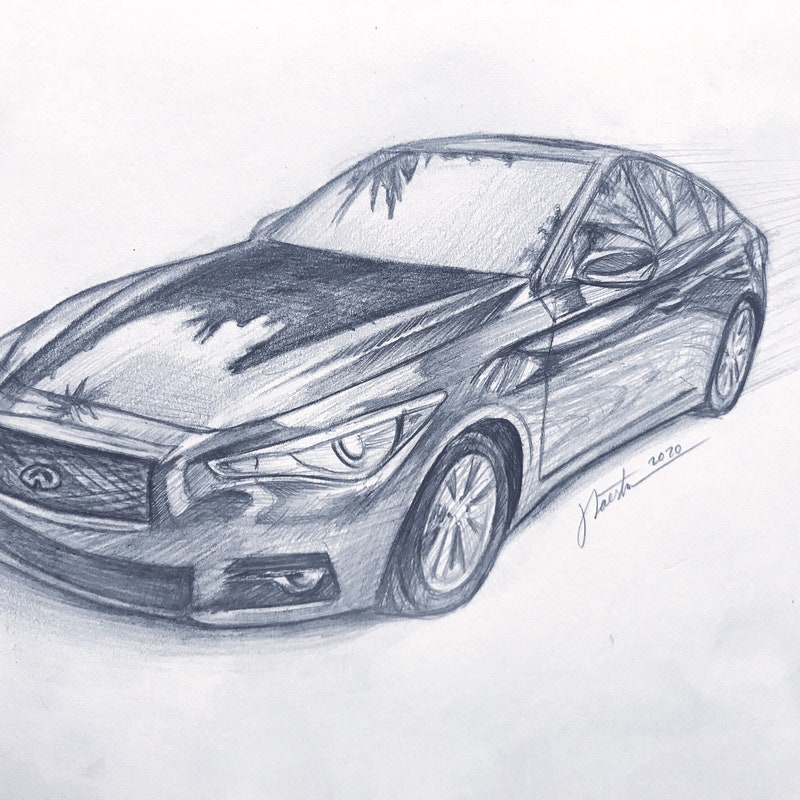 Car Sketch - Etsy
