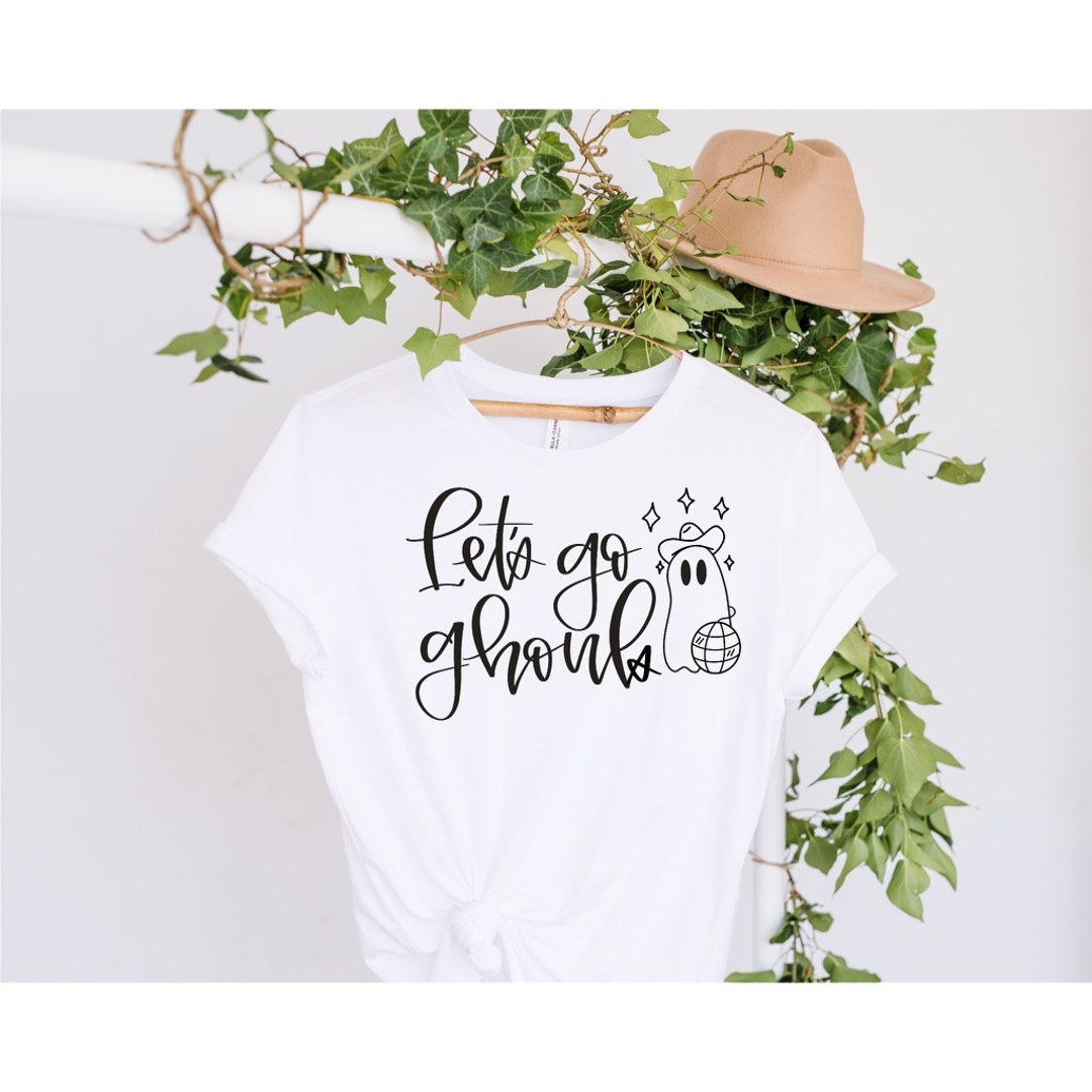 Hand Lettered Let's Go Ghouls Design Handlettered Svg Png Cricut Heat ...
