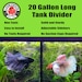 Lifewithpets 20 Gallon Long Tank Divider. Perfect for Betta Fish Tanks ...