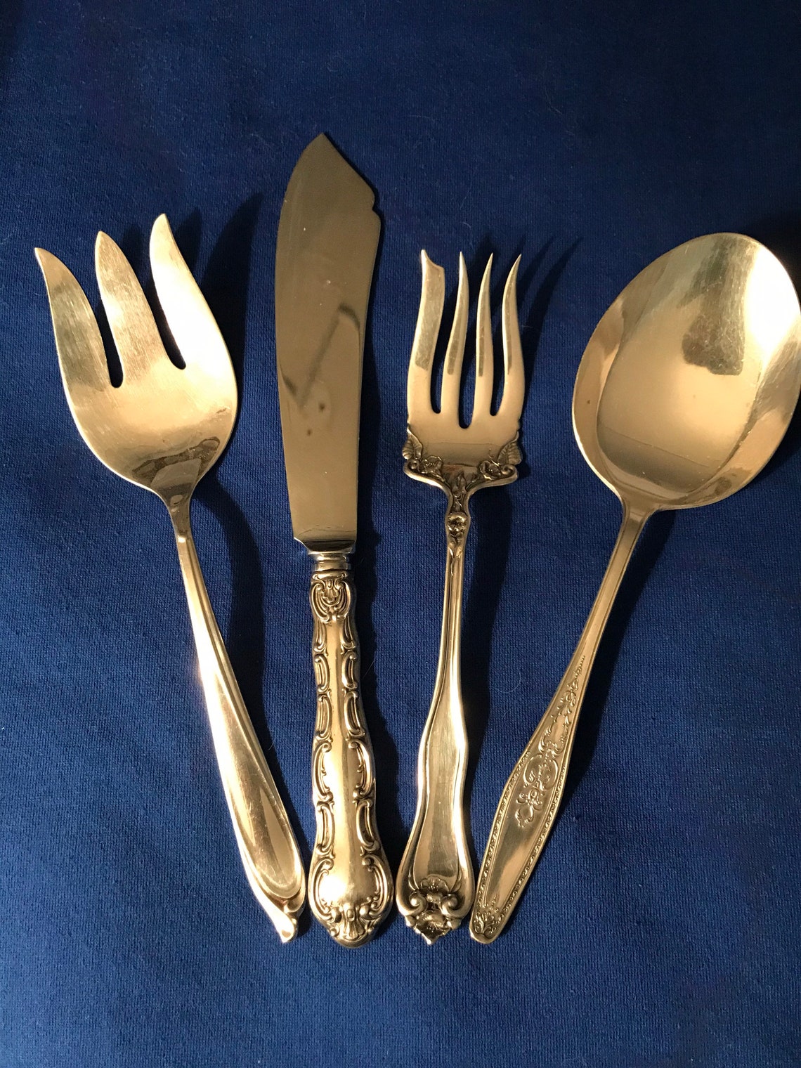 Vintage Serving Pieces SP knife International SP Spoon SP | Etsy