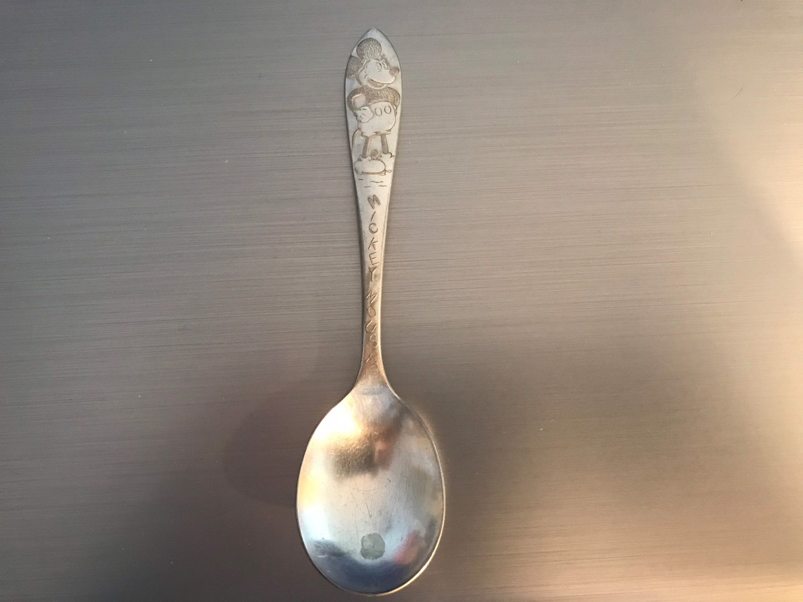Vintage Mickey Mouse Spoon 1930 s Disney souvenir spoon | Etsy