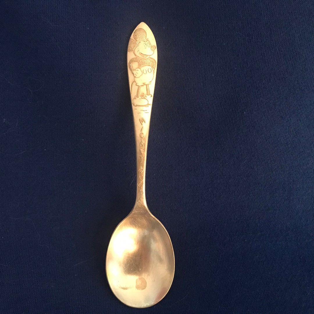 Vintage Mickey Mouse Spoon, 1930’ S Disney Souvenir Spoon, - Etsy