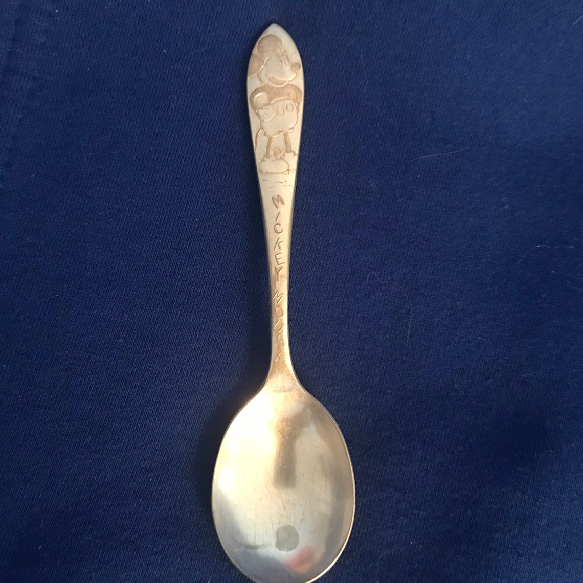 Vintage Mickey Mouse Spoon 1930 s Disney souvenir spoon | Etsy