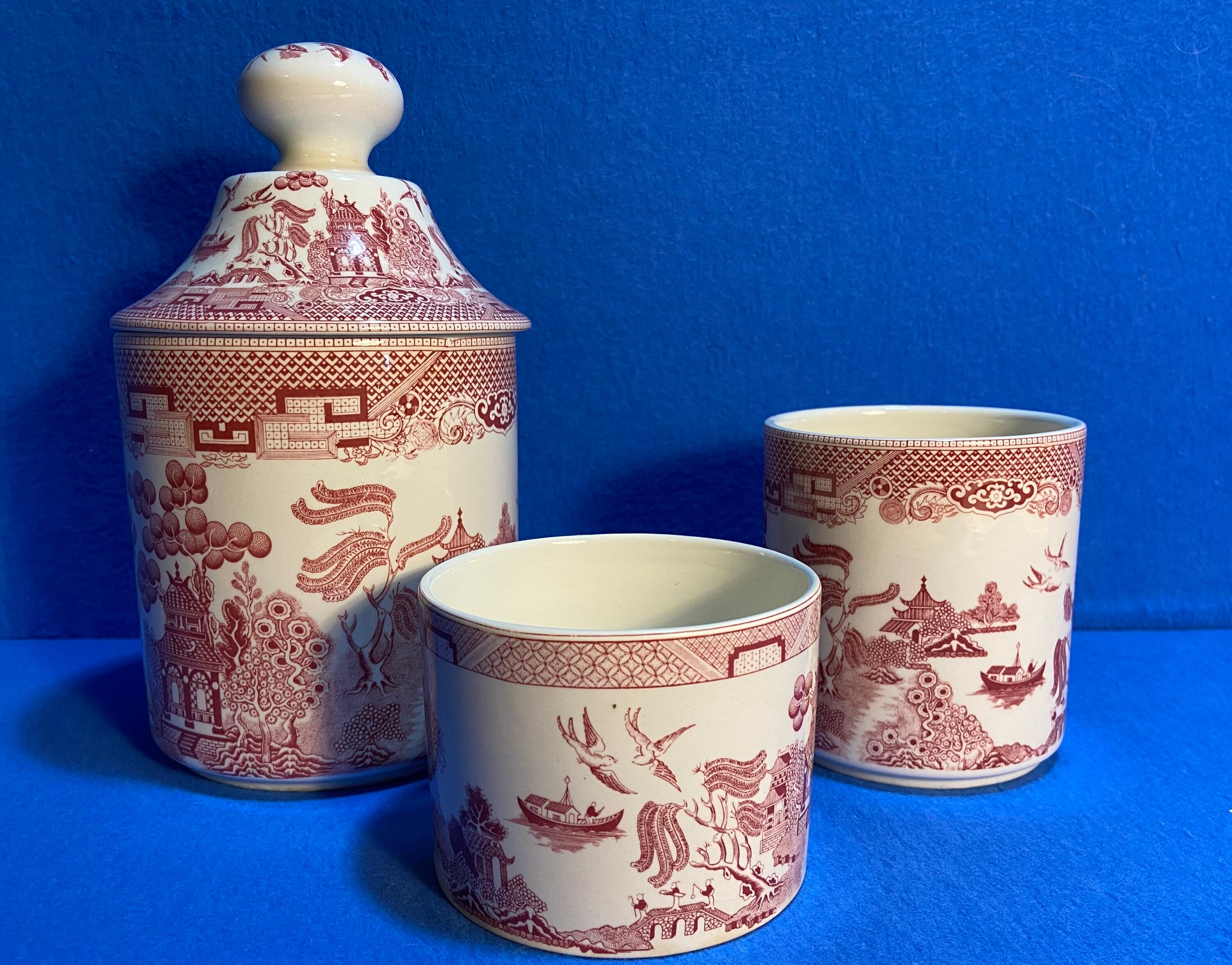 Red Willow Dishes - Etsy