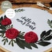 PDF Pattern | I Bathe in Men's Tears - 6" Hand Embroidery | Includes ...