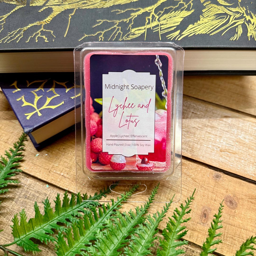 Lychee and Lotus Wax Melt | Spring Inspired | Bookish Wax Melts ...