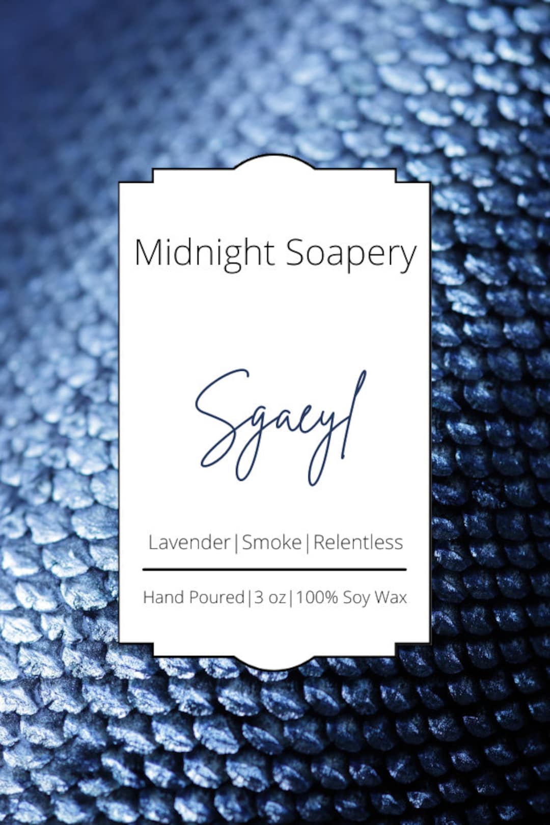 Sgaeyl the Blue Daggertail Wax Melt the Empyrean Inspired - Etsy