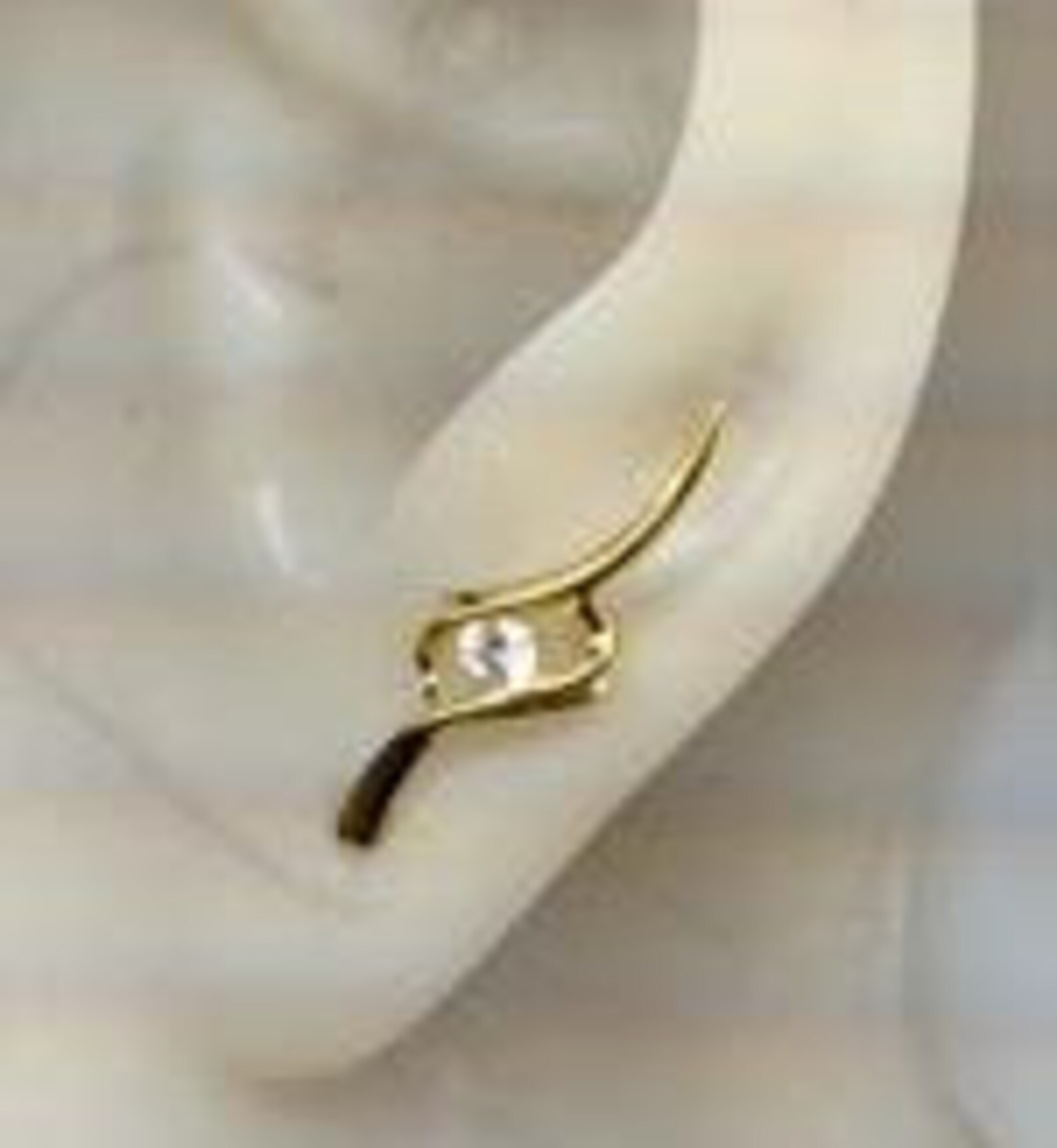 Gold/silver 6-colors Cz's, Earclimber Earpin Earslider Earvine Earring ...