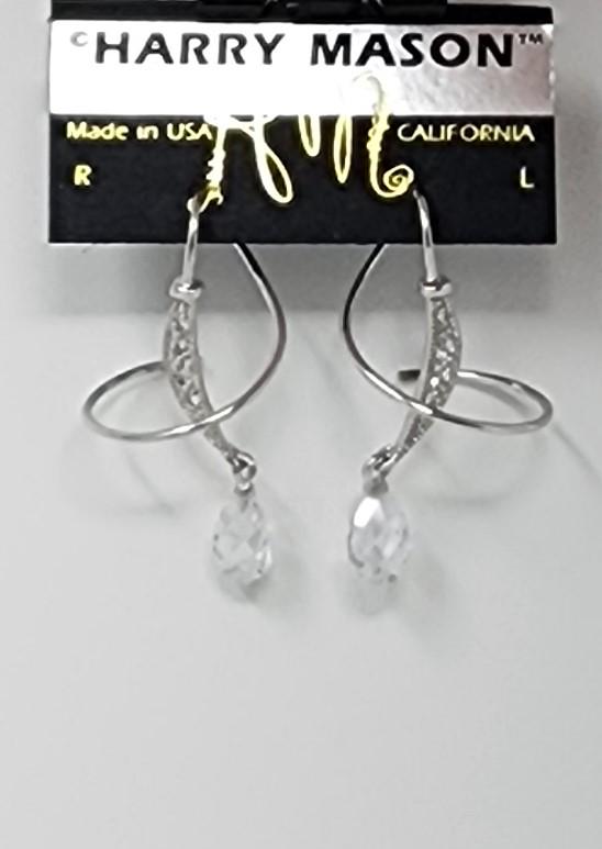 Silver EARSPIRAL® Earrings, ©harry Mason® Presents ORO, Textured Gentle ...
