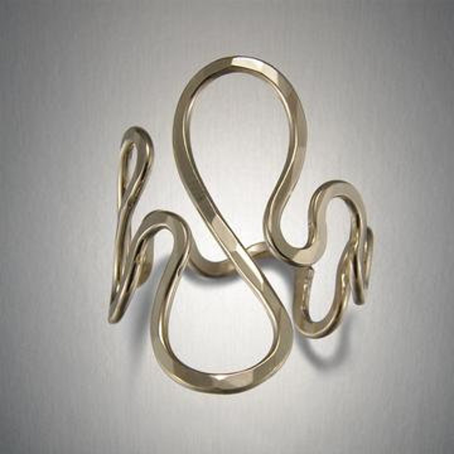 Squiggle Rings Silver Gold ©harry Mason® Jewelry Presents - Etsy