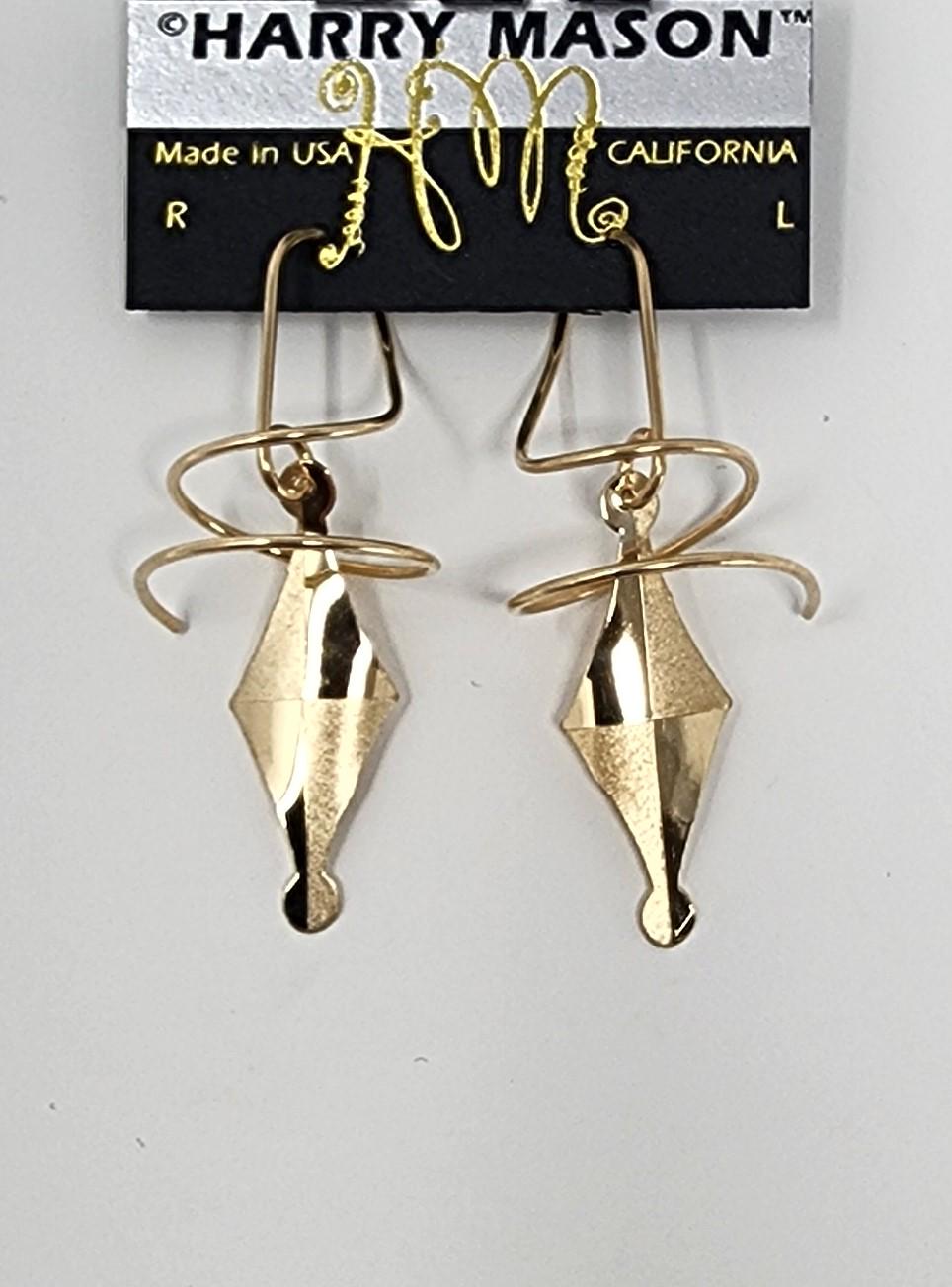 Diamond Shaped Jester Dangles From Double EARSPIRAL® Earrings, Part ...