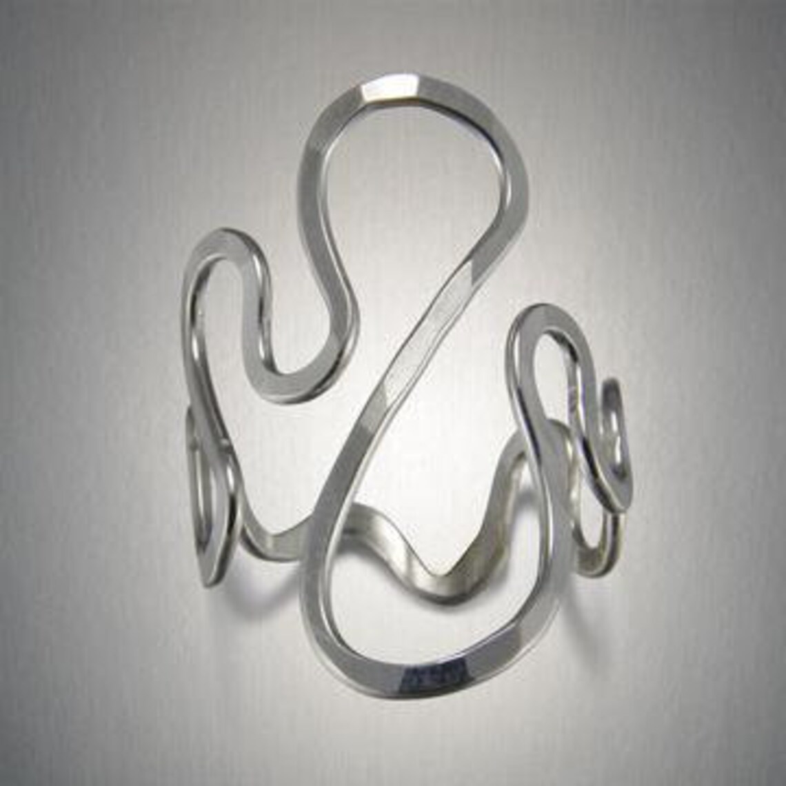 Squiggle Rings Silver Gold ©harry Mason® Jewelry Presents - Etsy