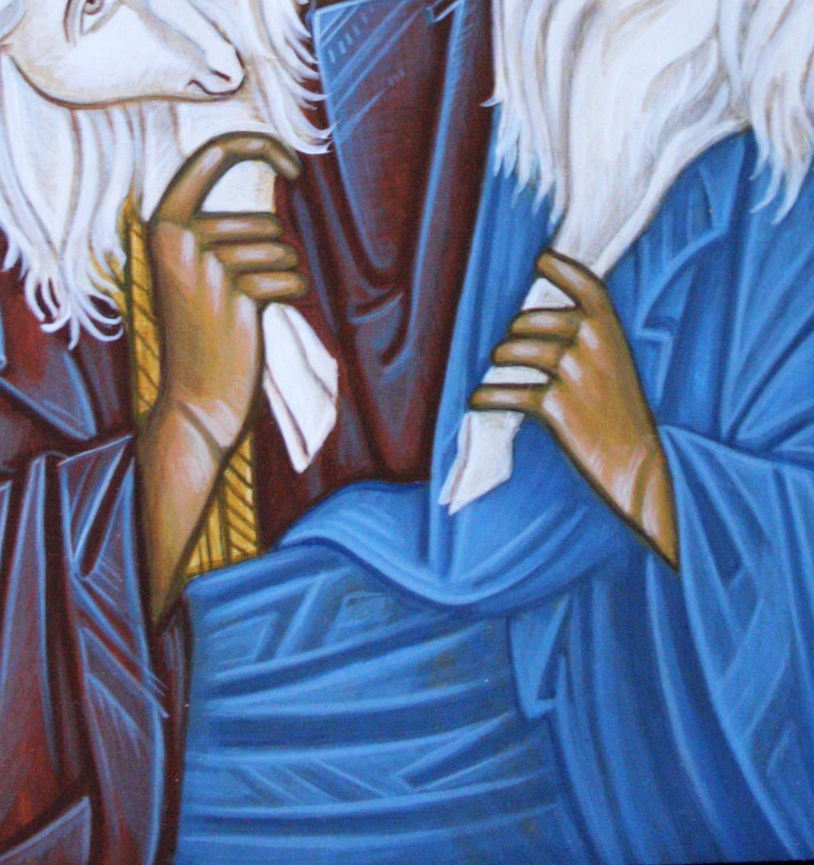 The Good Shepherd, Greek Icon, Byzantine Icon, Religious Wall Art ...