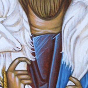 The Good Shepherd, Greek Icon, Byzantine Icon, Religious Wall Art ...