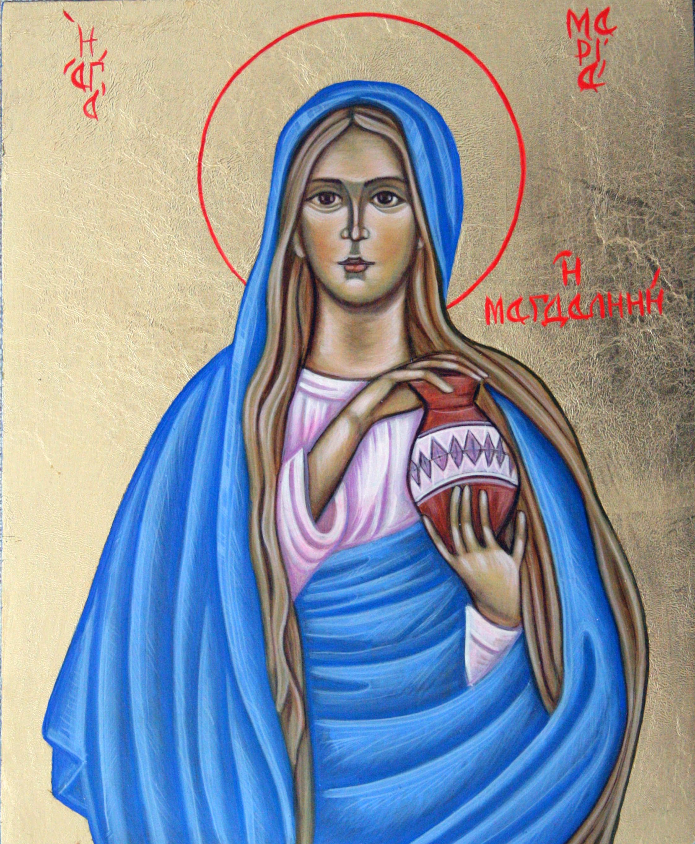 Orthodox Icon of Mary Magdalene, Religious Wall Art, Bible Wall Art ...