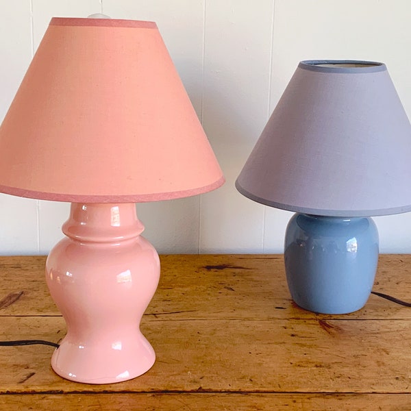 Blue Table Lamp - Etsy