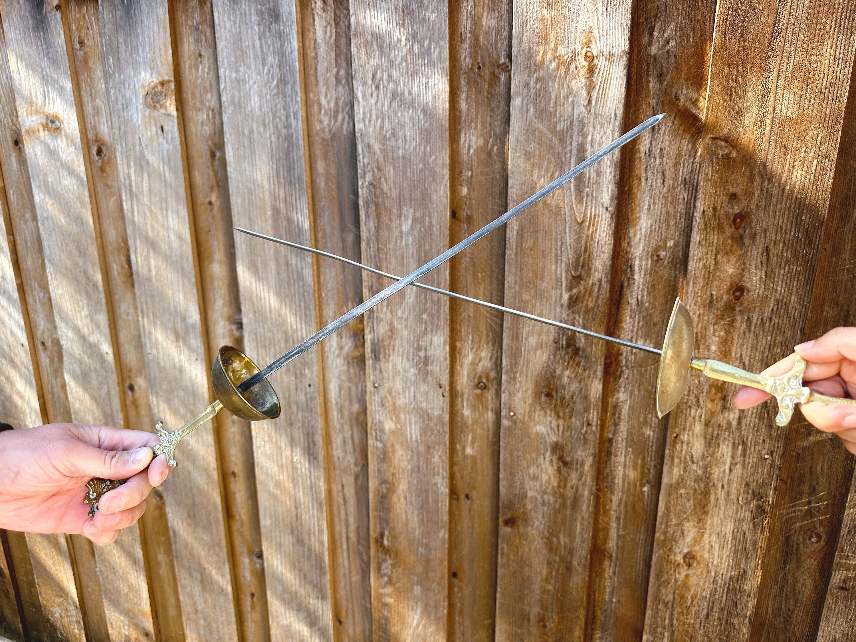 Set of 7 Vintage Extra Long Brass Turkish Shish Kebab Sword - Etsy