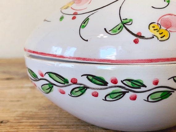 Vintage 1965 Anfora Agueda Portuguese Hand Painted Eg… - Gem