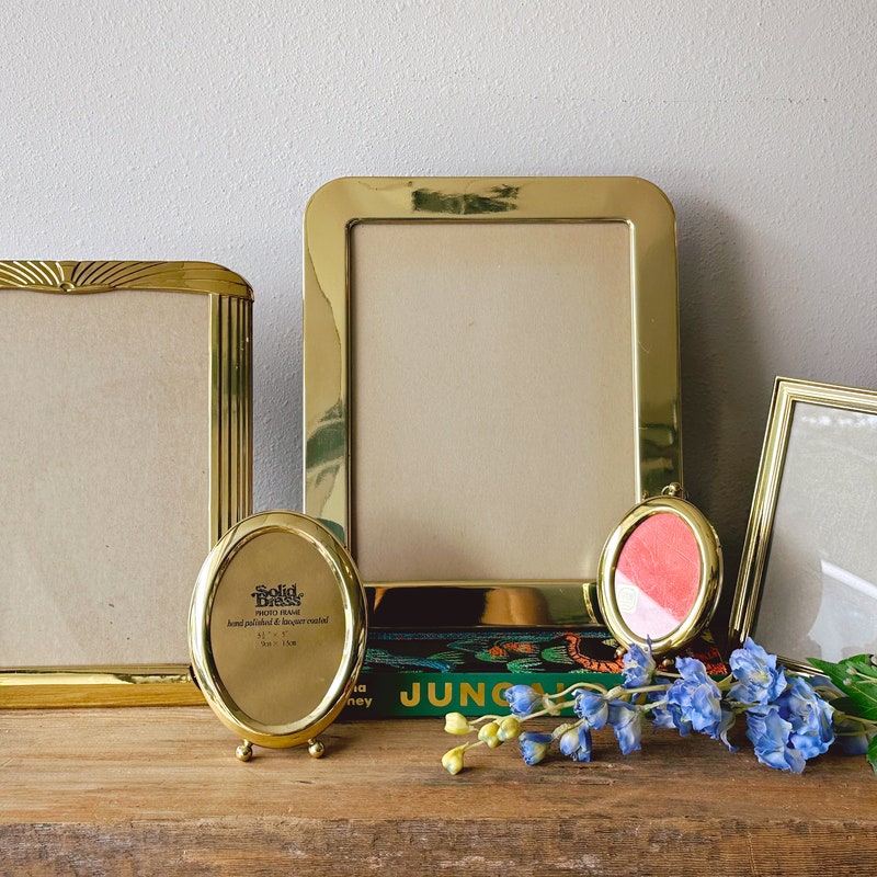 Brass Picture Frame - Etsy