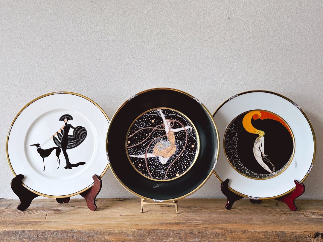 Vintage Erte Mikasa Collectors Plates | SOLD SEPERATELY | Symphony in ...