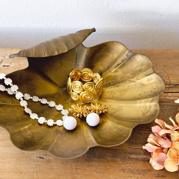 Brass Shell Dish - Etsy