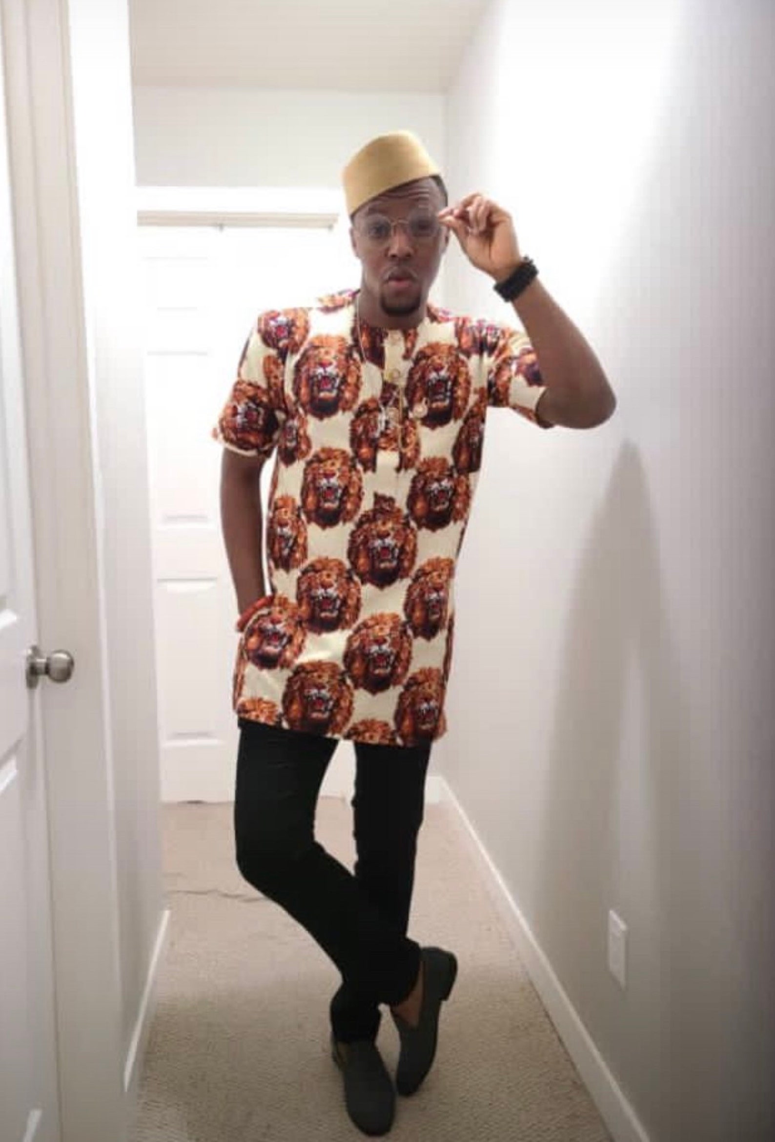 African Isi Agu Top| African Igbo Top| Men Clothing|authentic Isi Agu ...