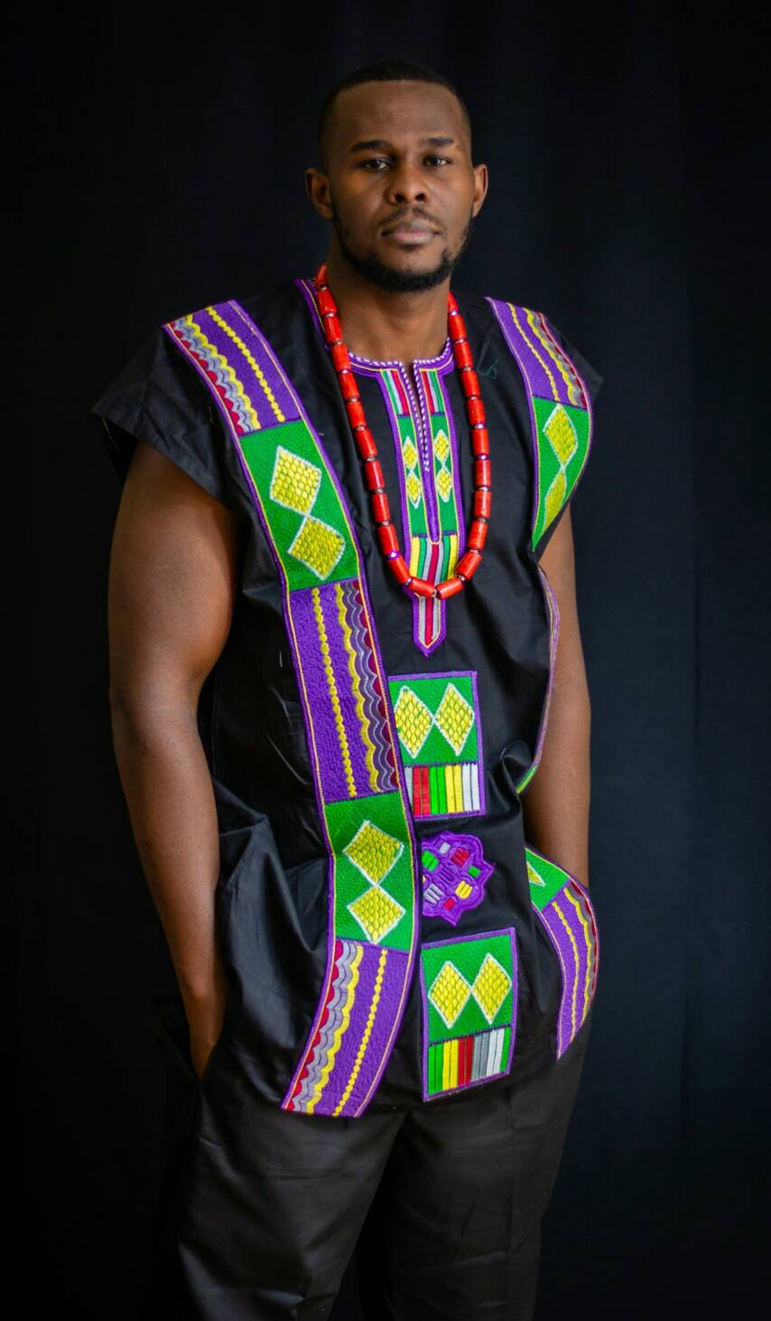 African Embroidery Top| African Men Clothing - Etsy
