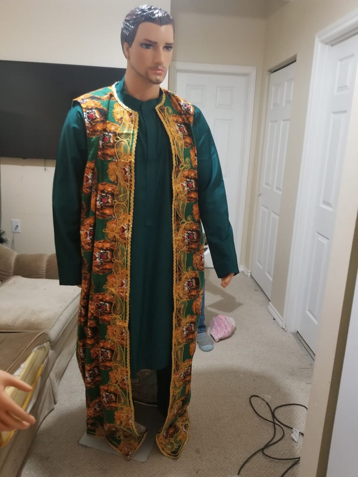 African Traditional Men's 3 Pieces Isi Agu - Etsy