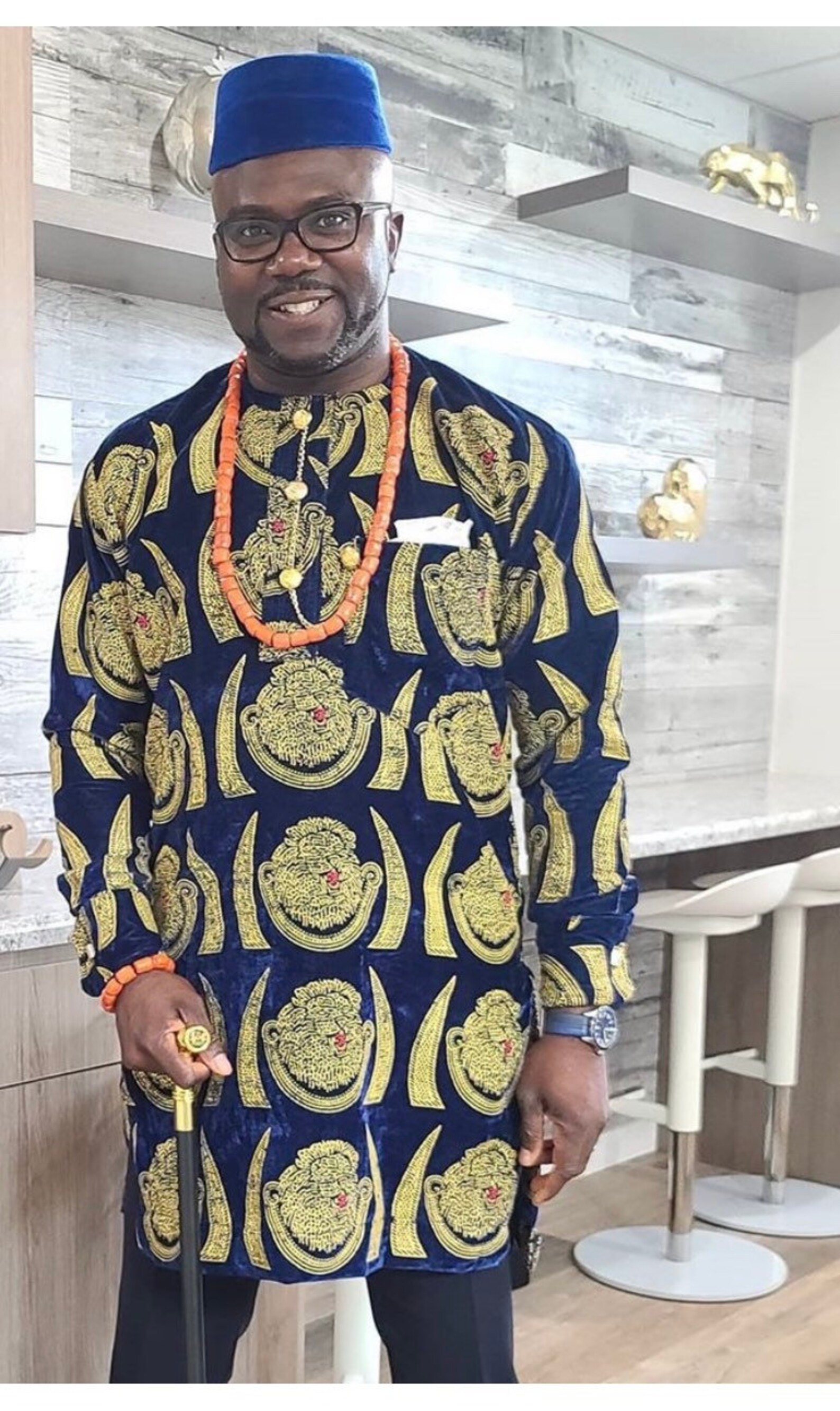 African Isi Agu Top| African Igbo Top| Men Clothing| African Isi Agu ...