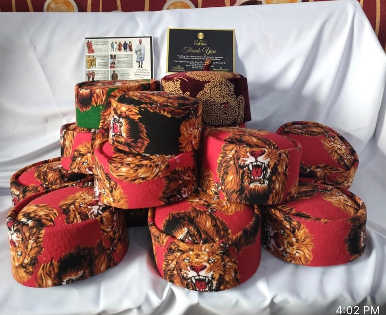 Isi Agu Hat Igbo Hat Mens Hat - Etsy