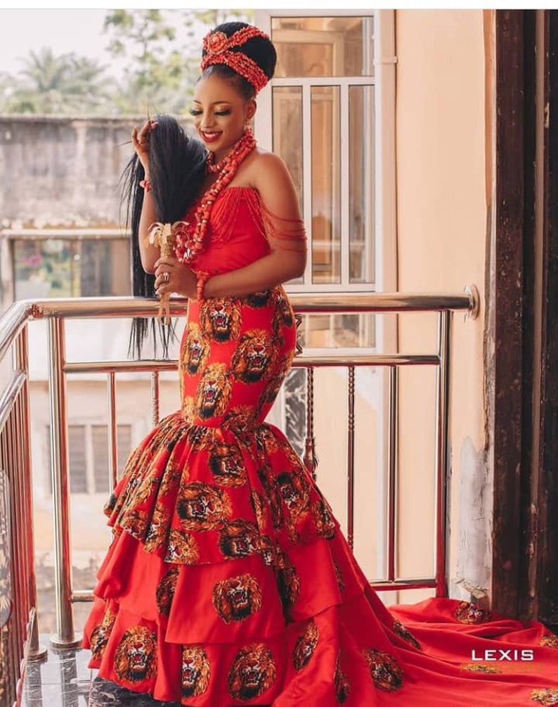 Isi Agu Bridal Dress | Isi Agu Couples Outfit | Isi Agu Wedding Outfit ...