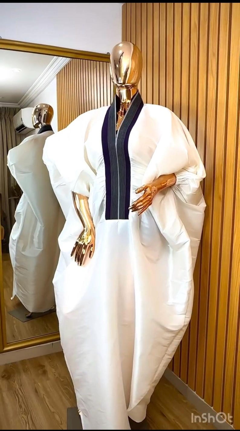 African Women Dress| Women Cloth | African Women Silk Dress| Mikado ...