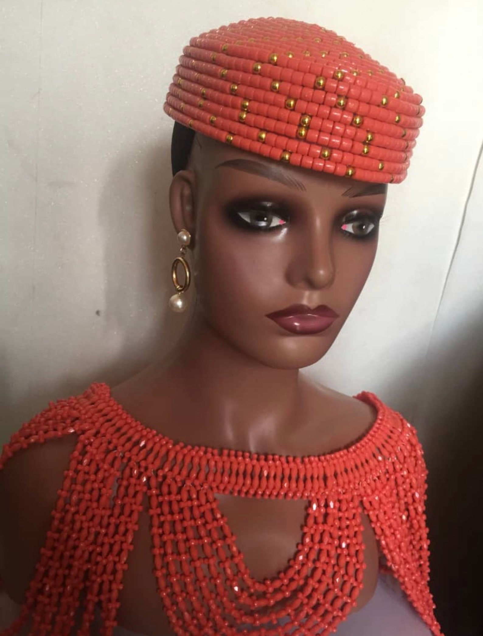 African Bridal Beaded Set Igbo Wedding Bead Set Bride Bead - Etsy