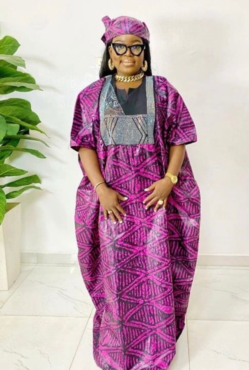 Kampala Dress Women Bubu Party Dress Adire Dress Ladies Boubou Nigeria ...