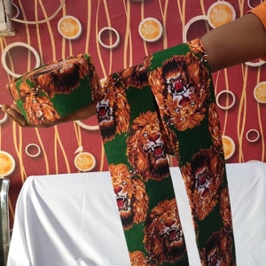 Isi Agu Hat and Scarf | Igbo Hat and Muffler | Isi Hat and Muffler| Hat ...
