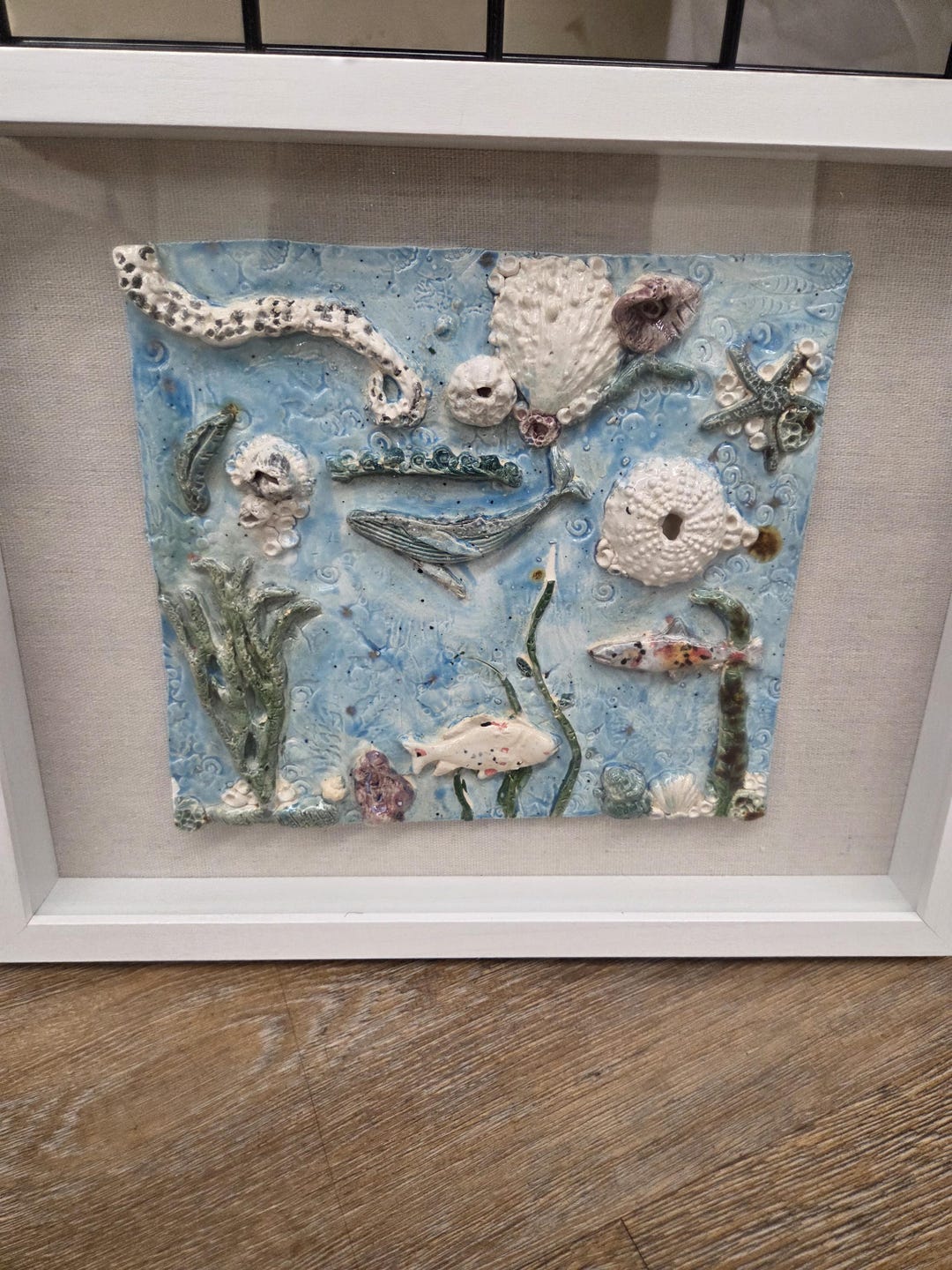 Ocean Scene in Shadow Box - Etsy